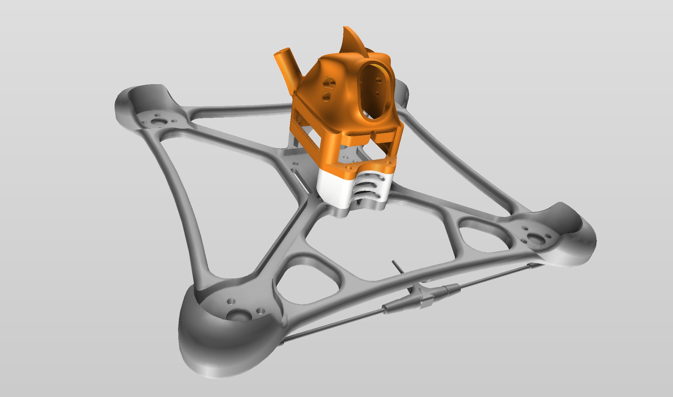 STL file Frame FPV RACER for Dji Fpv System (AirUnit) 🖼️ (DXF and DWG ...