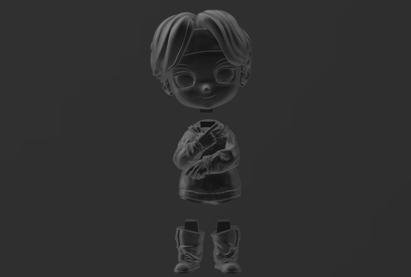 STL file BTS Jin animated Chibi Funko in MIC DROP 💧 ・3D print design to ...