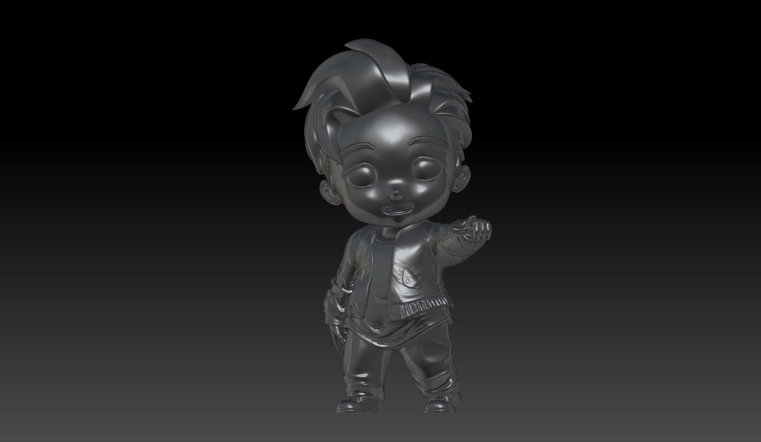 arquivo STL BTS RM animado en Chibi Funko en MIC DROP 💧 ・design para ...