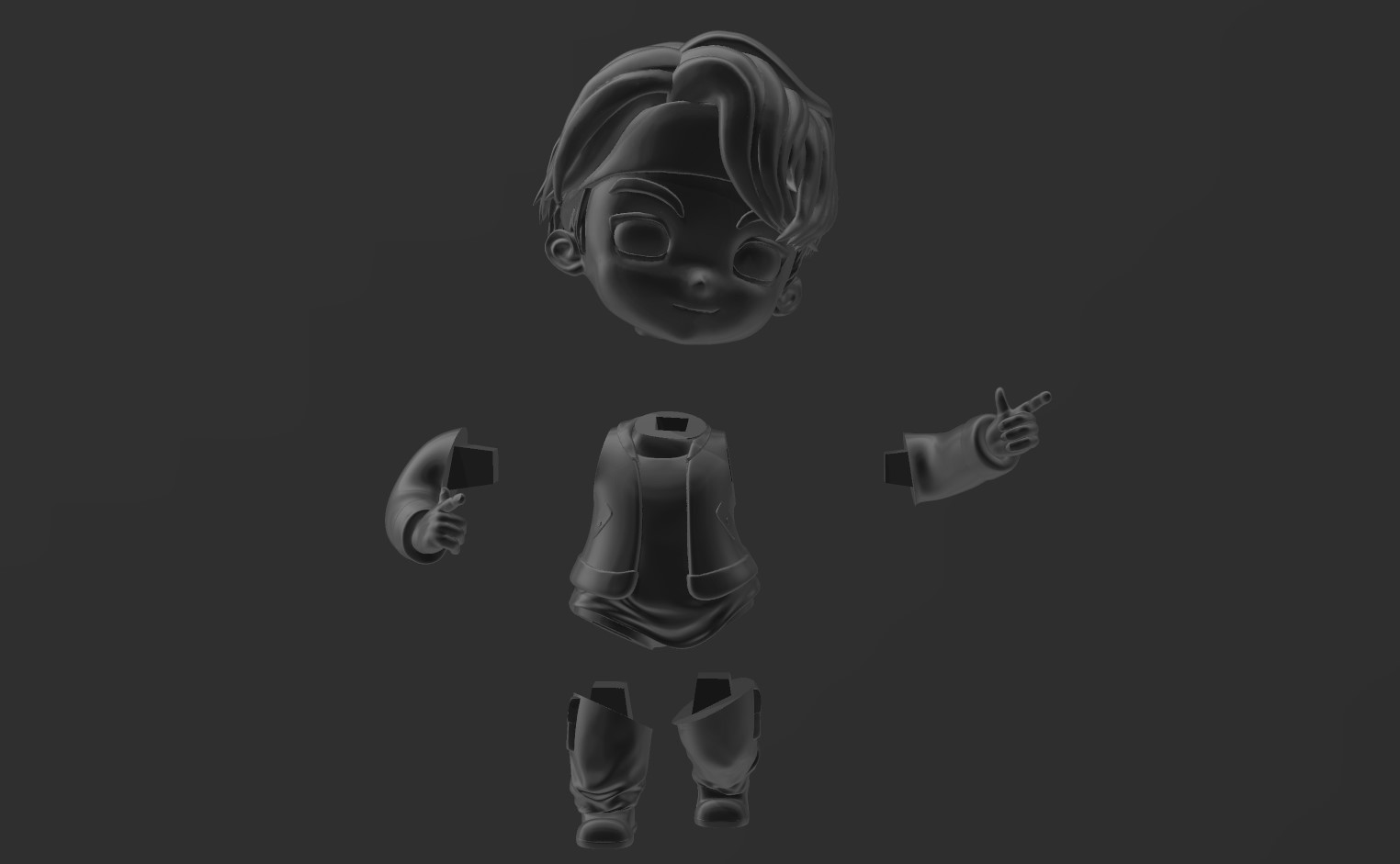 STL file BTS V animated Chibi Funko in MIC DROP 💧 ・3D printing model to ...