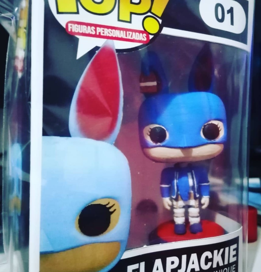 OBJ file FUNKO FORNITE FLAPJACKIE 🎲 ・3D print model to download・Cults