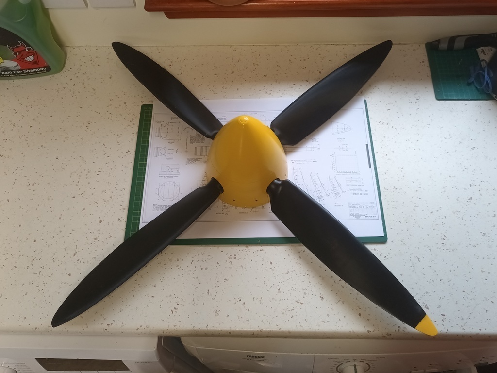 🚁 Spitfire Propeller・Free 3D File for ・Cults