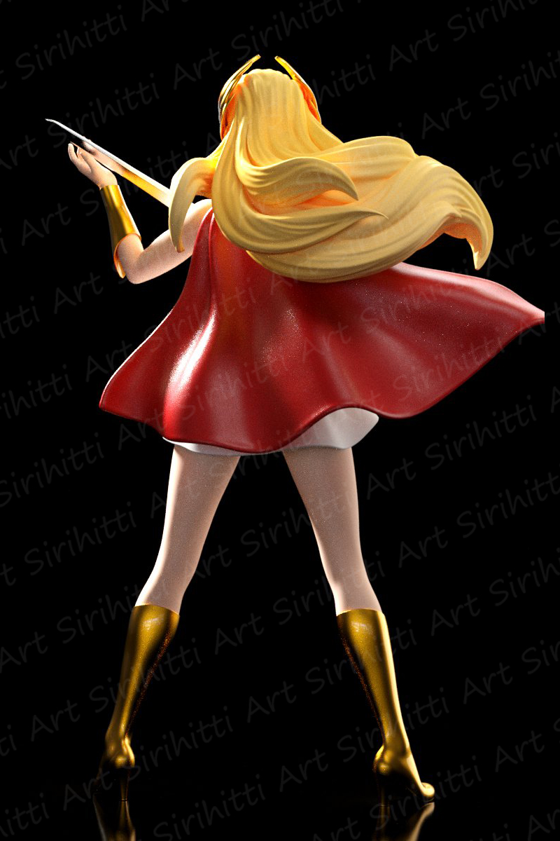 👸 She-Ra 3d model for printing・ 3D File for 3D printing・Cults