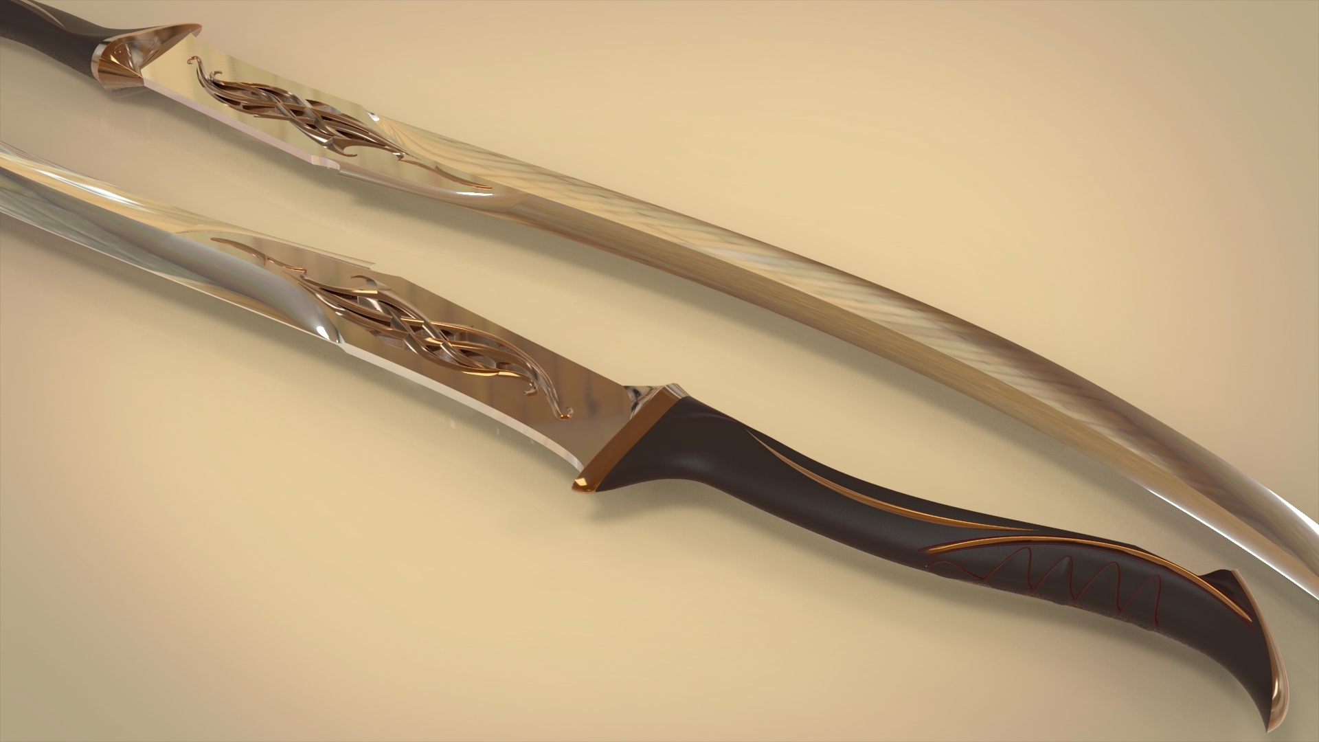 🧝 Mirkwood Elf Sword - LOTR - Hobbit・ STL File for 3D printing・Cults