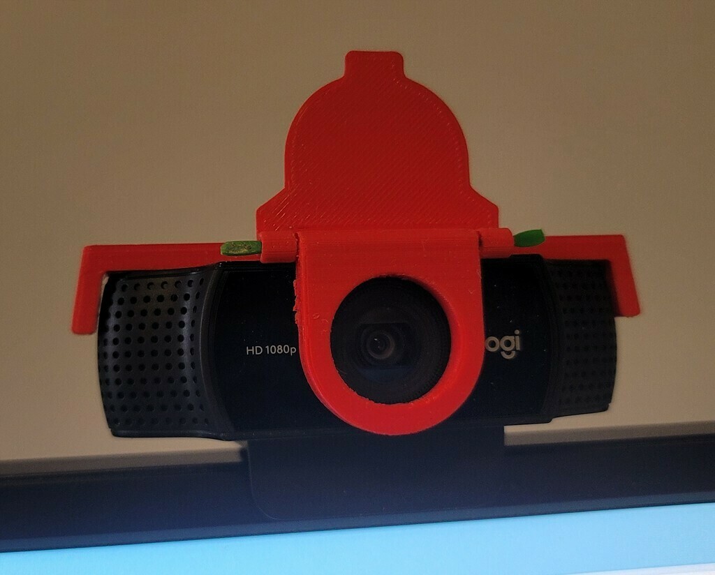 Free 3D file Logitech C920 or C922 Web Cam Privacy Cover v2 🕸️ ・3D ...