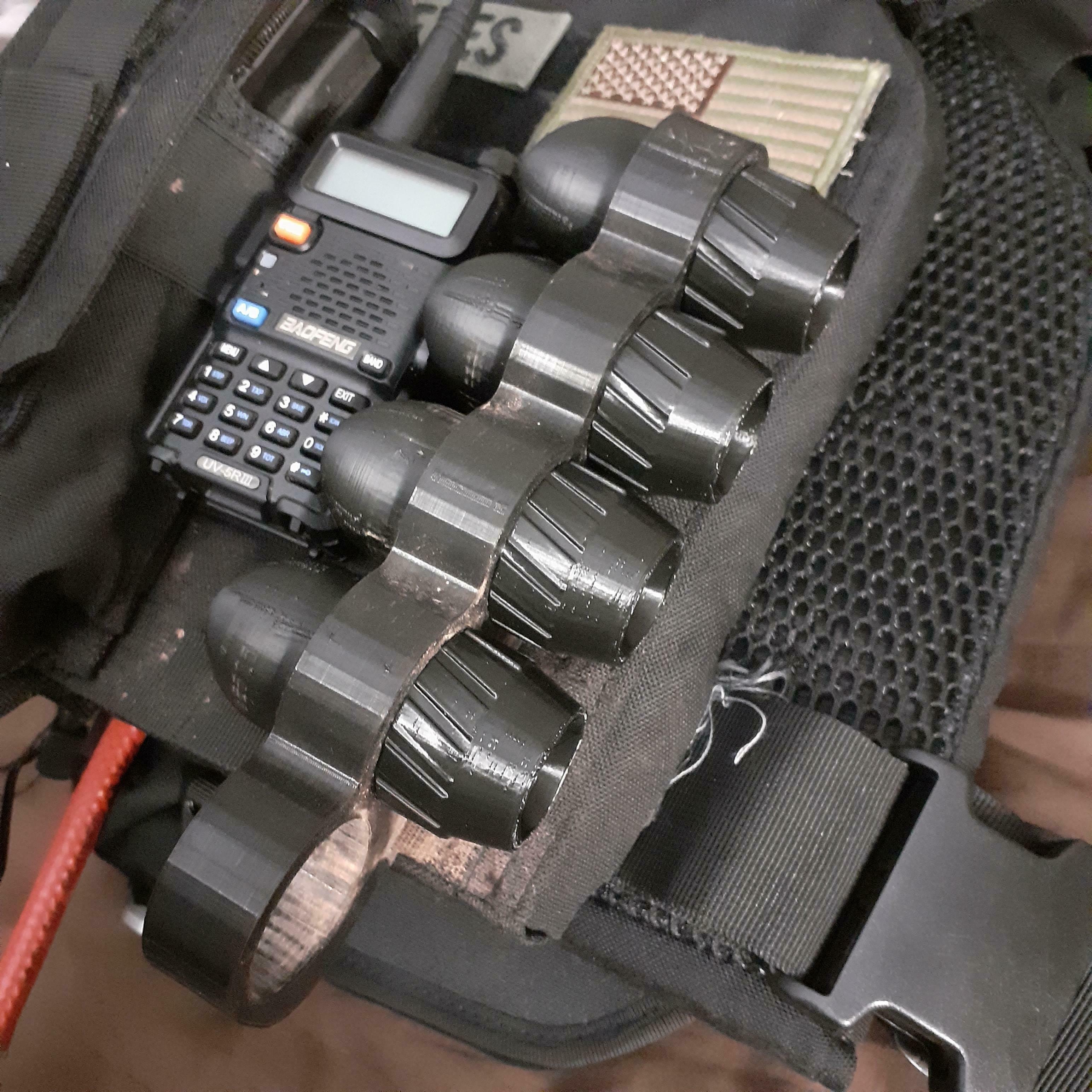 STL file Reusable Airsoft Chalk Rounds for Taginn Launchers 🔫 ・Template ...