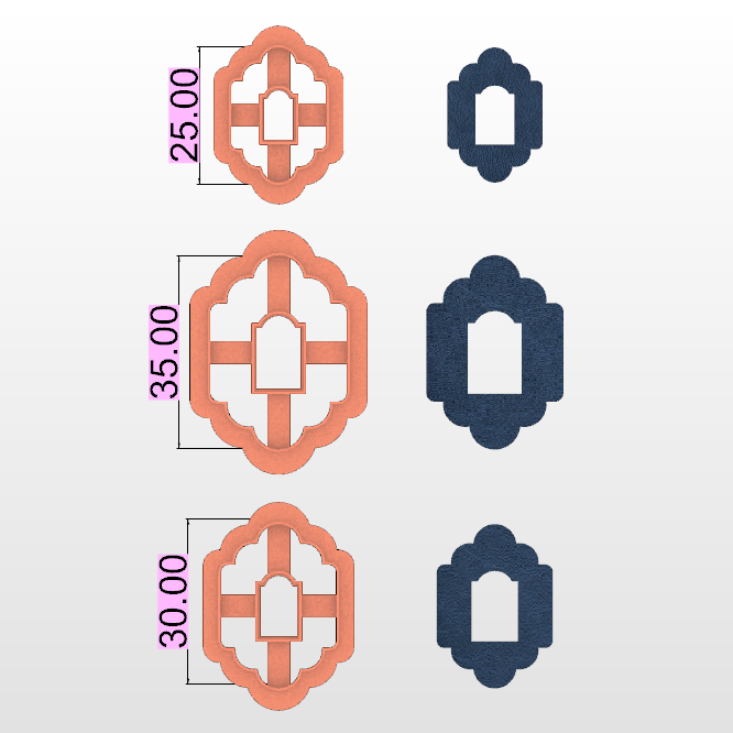 STL file Polymer clay cutter /Evelyn Moroccan/Lorren3d 💍 ・3D print ...