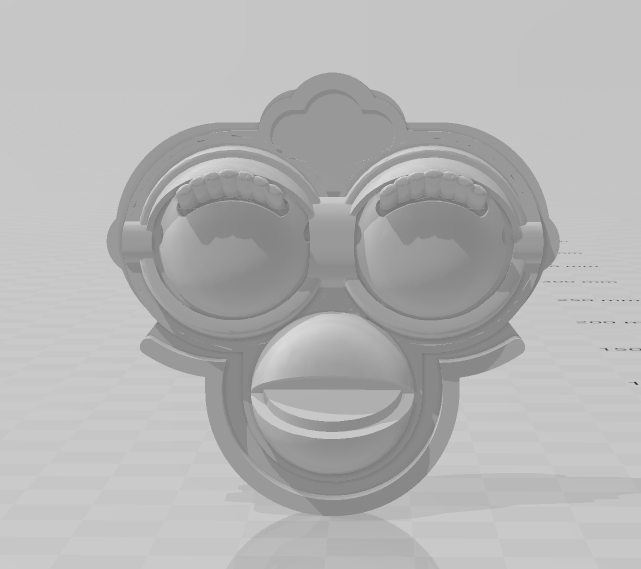 📿 Flat Furby 1998 Combined Faceplate・ STL File for ・Cults