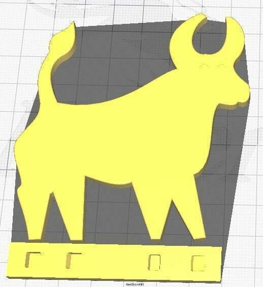 Free STL file Taurus sign ♉ ・3D printing idea to download・Cults