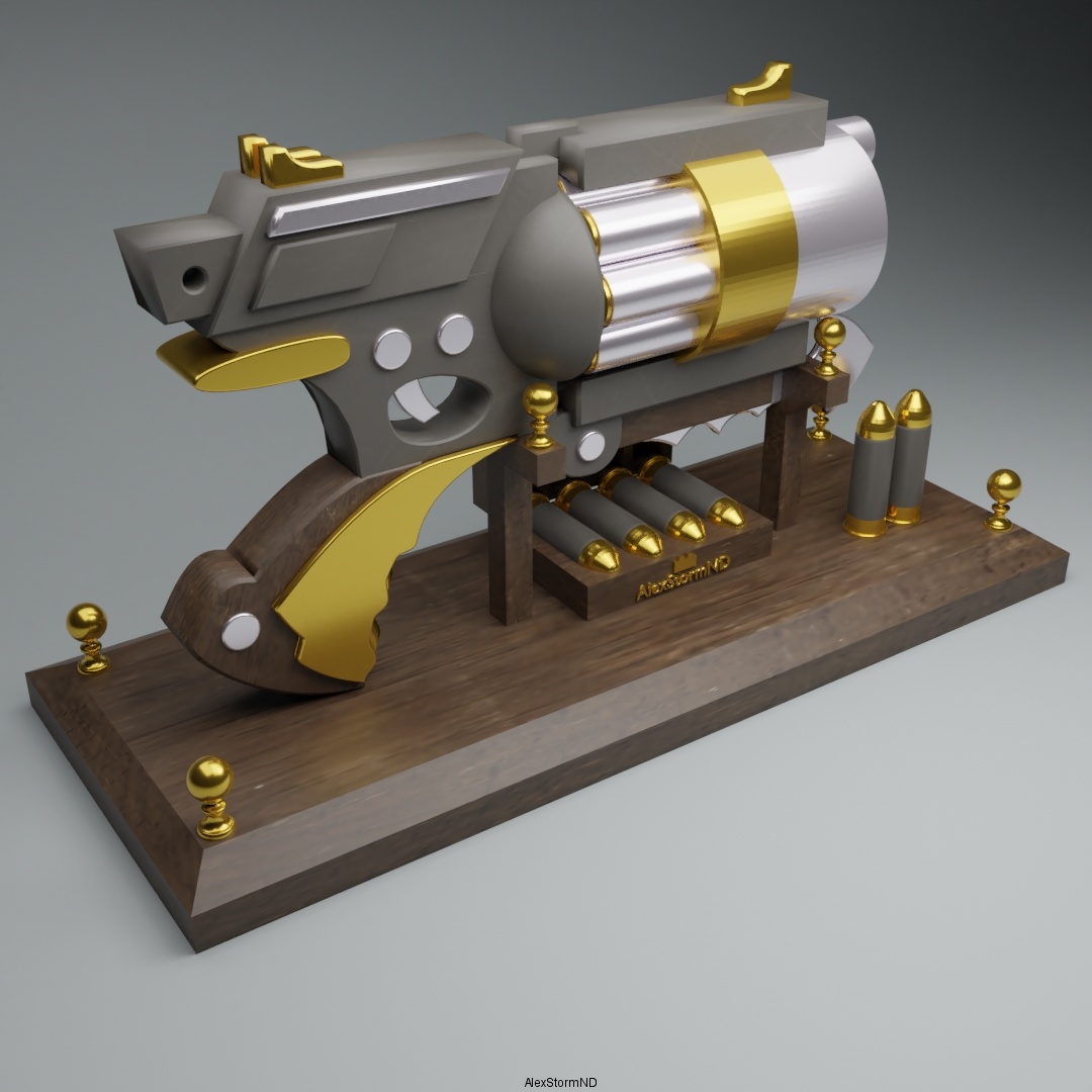STL file Pistol 🔫 ・Model to download and 3D print・Cults