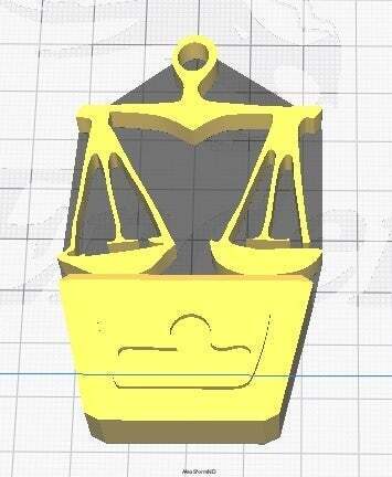 Free STL file Libra ♎ ・3D printable object to download・Cults