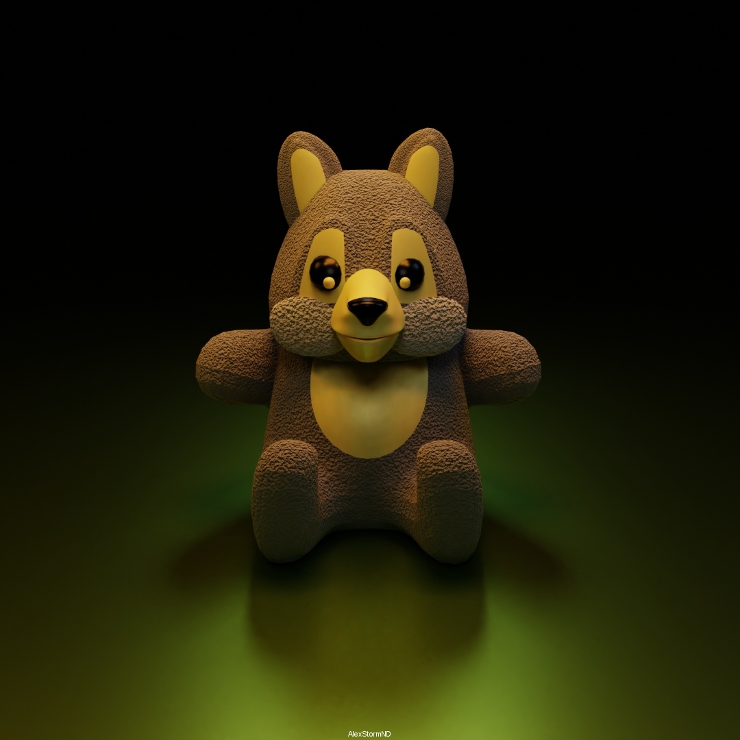 STL file Gray teddy wolf cub 🧸 ・3D printer model to download・Cults