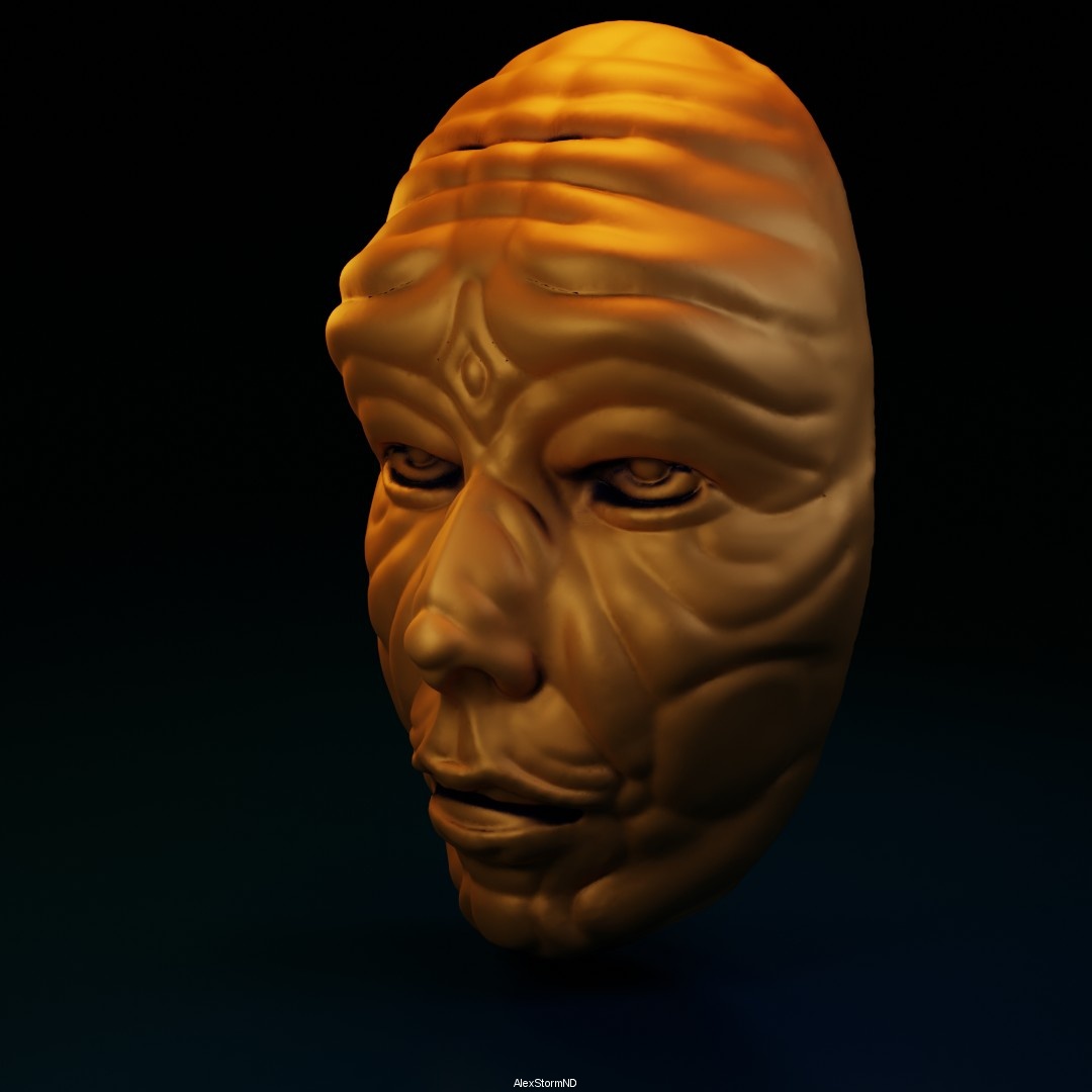 Fichier STL Masque Tosca 🎨 ・Design à télécharger et à imprimer en 3D・Cults