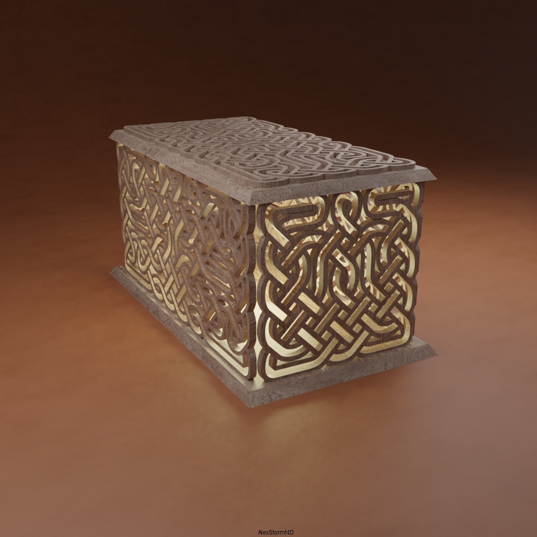 Файл STL Celtic box Humanity 📦・3D-печать дизайна для загрузки・Cults