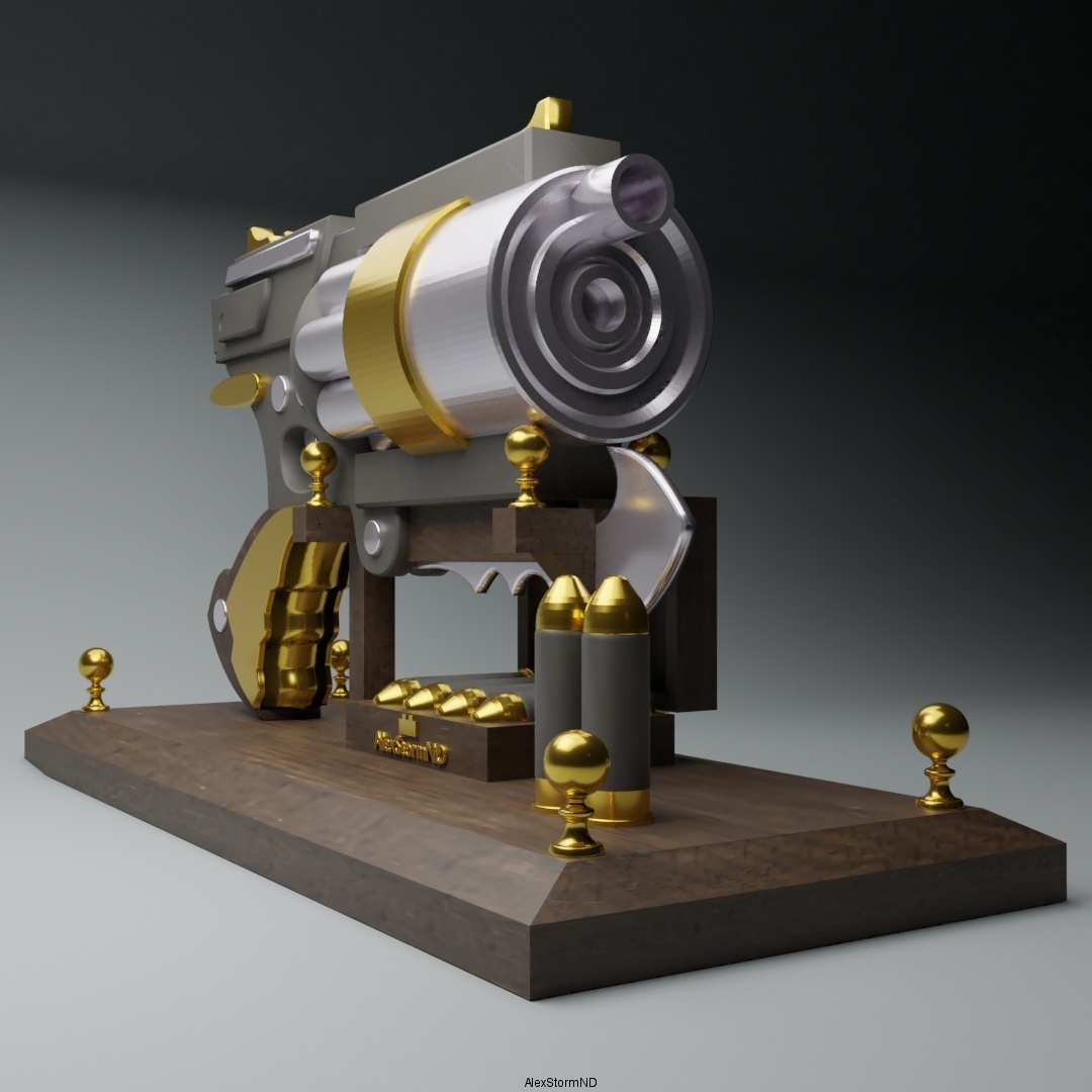 STL file Pistol 🔫 ・Model to download and 3D print・Cults