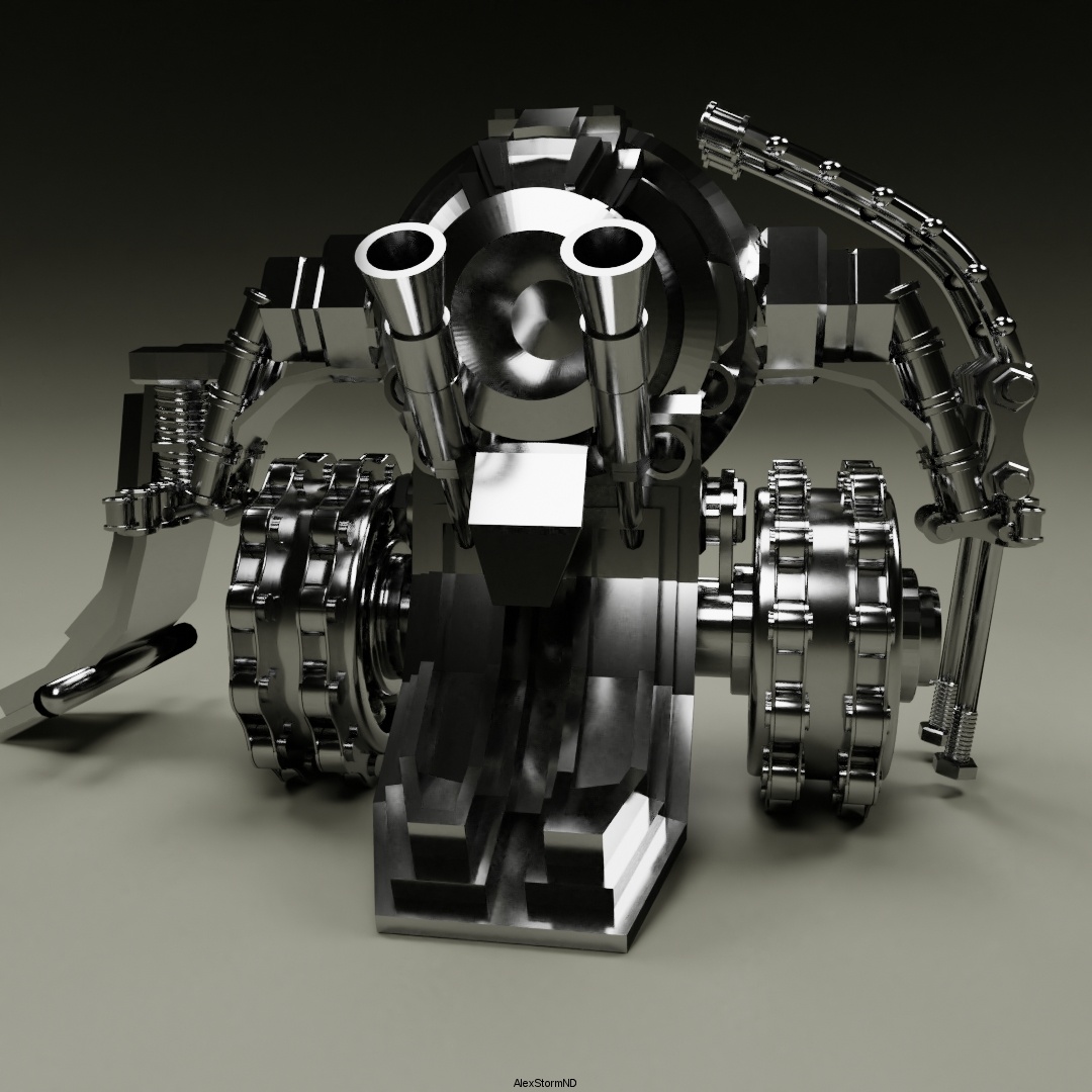 STL file Watchdog Robot 🤖 ・3D print object to download・Cults