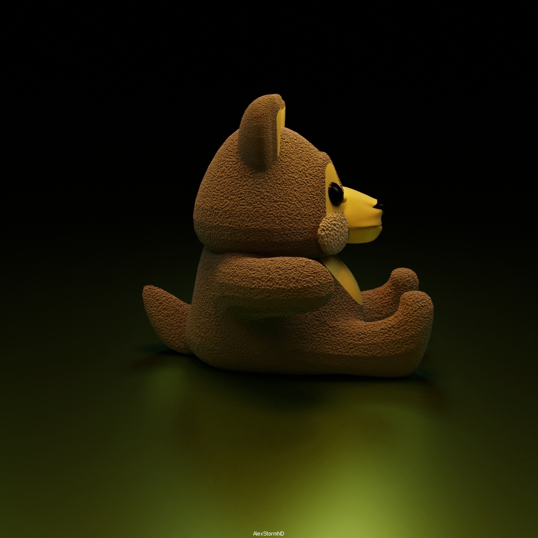 STL file Gray teddy wolf cub 🧸 ・3D printer model to download・Cults
