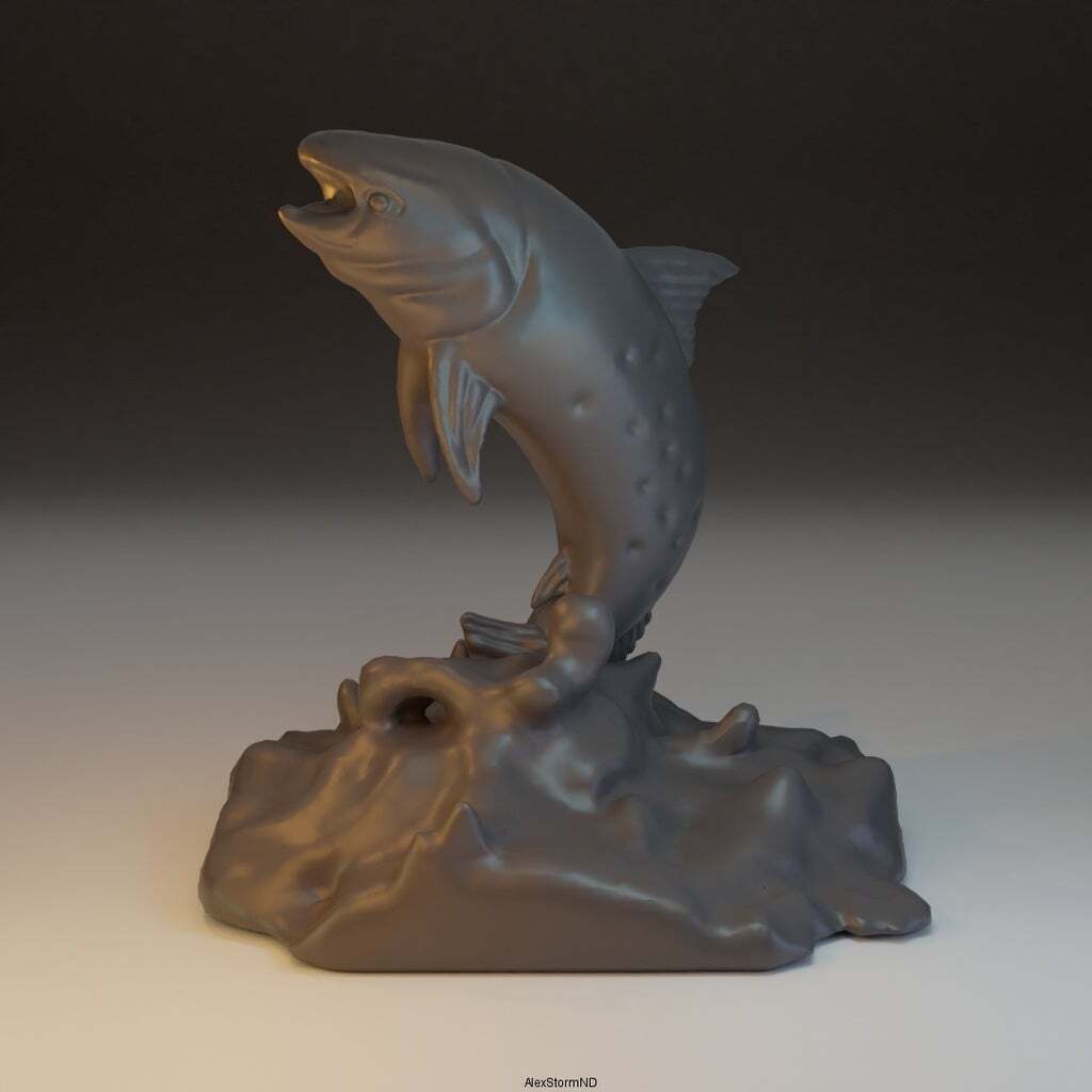 🐻 Bear baby fish・Free STL File for ・Cults