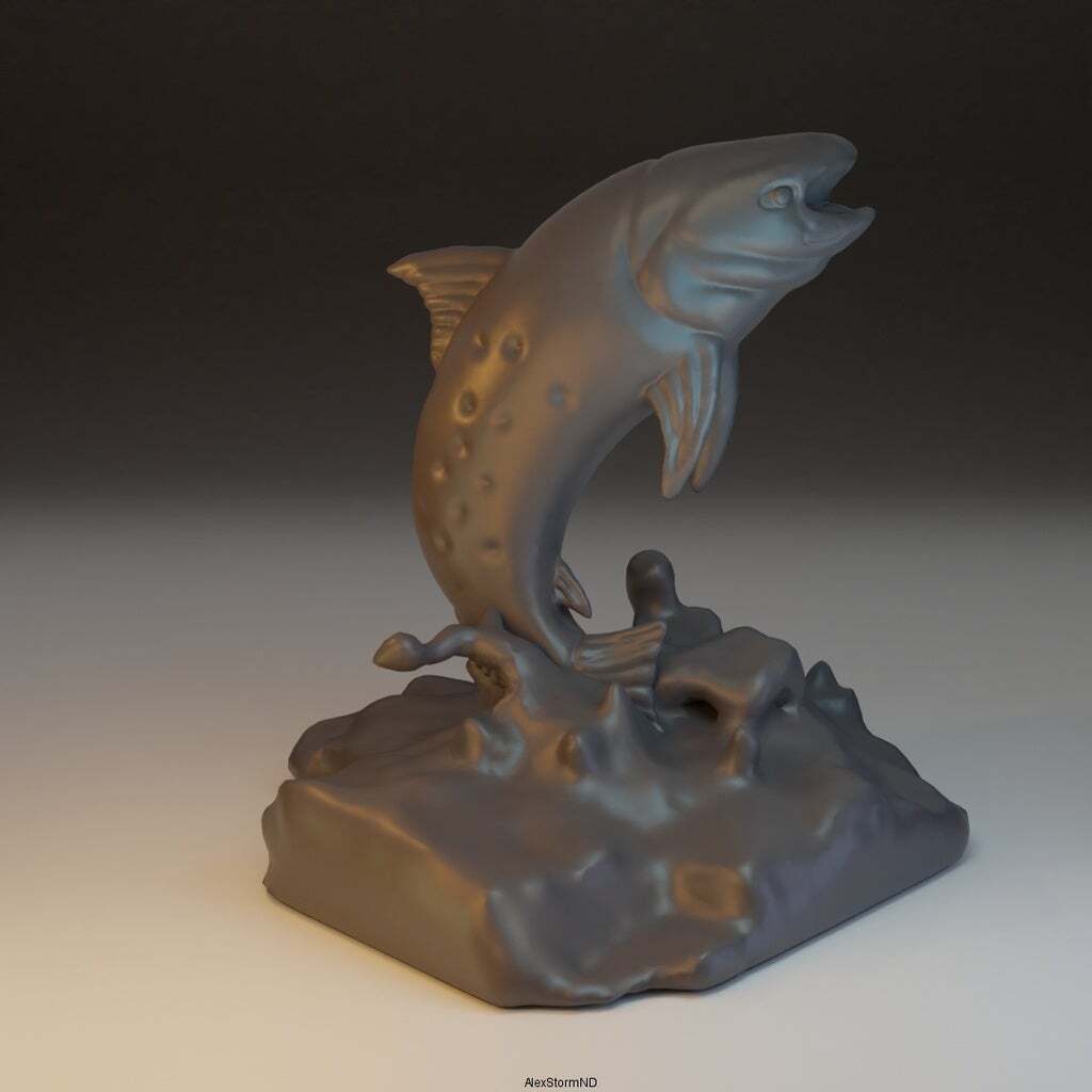 🐻 Bear baby fish・Free STL File for ・Cults