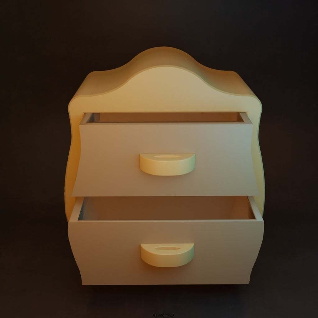 Бесплатный STL файл Chest of drawers 🗿 ・3D-печатная модель для загрузки ...
