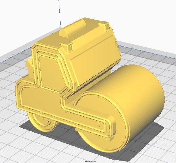 Free STL file Asphalt roller 🎨 ・3D printable model to download・Cults