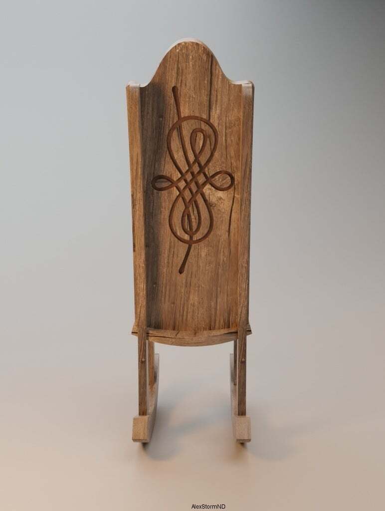 🪑 Rocking chair・Free STL File for ・Cults