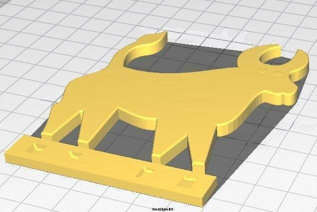 Free STL file Taurus sign ♉ ・3D printing idea to download・Cults