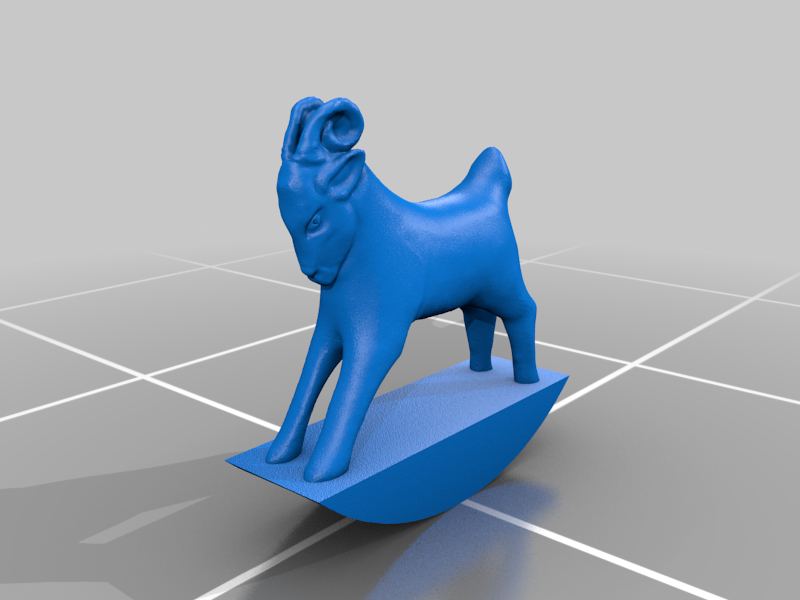 Free STL file Stubborn goat 🐐・Template to download and 3D print・Cults