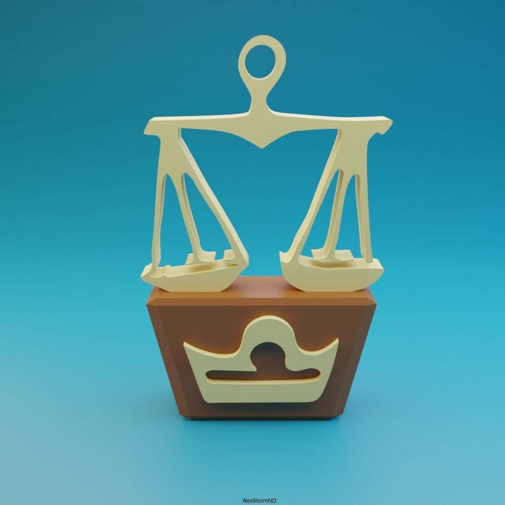 Free STL file Libra ♎ ・3D printable object to download・Cults