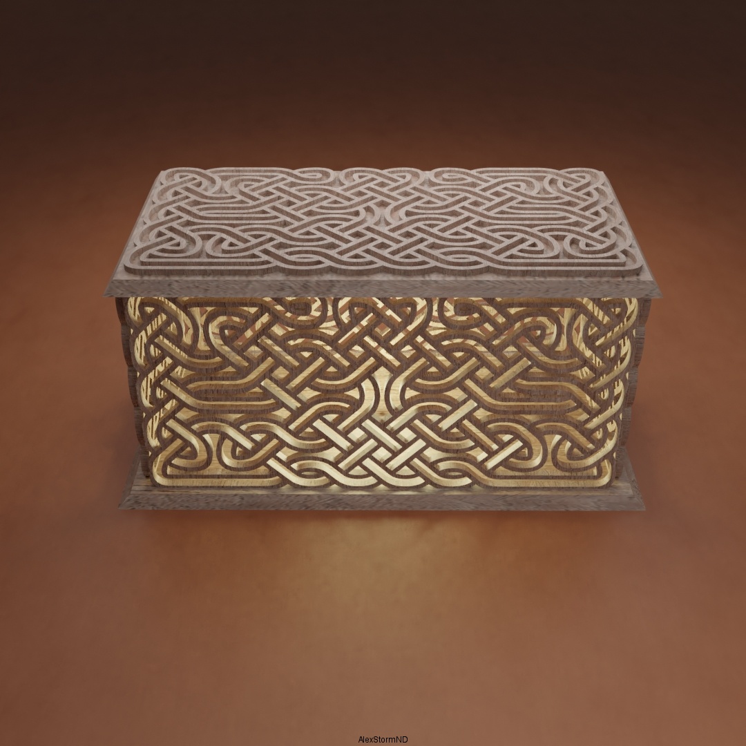 Файл STL Celtic box Humanity 📦・3D-печать дизайна для загрузки・Cults