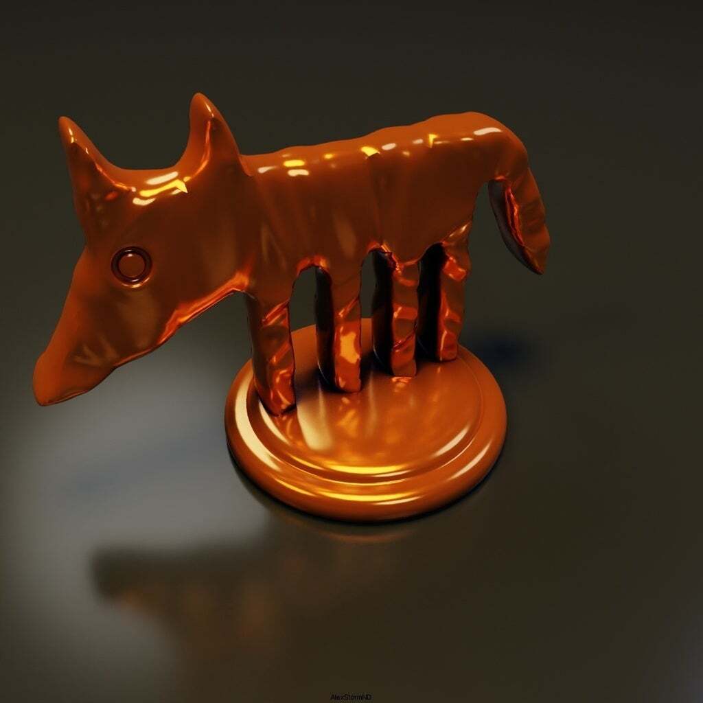 Free STL file Fire Fox Distortion 🔥 ・Template to download and 3D print ...