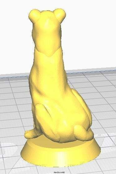 🐆 Cheetah baby・Free STL File for ・Cults