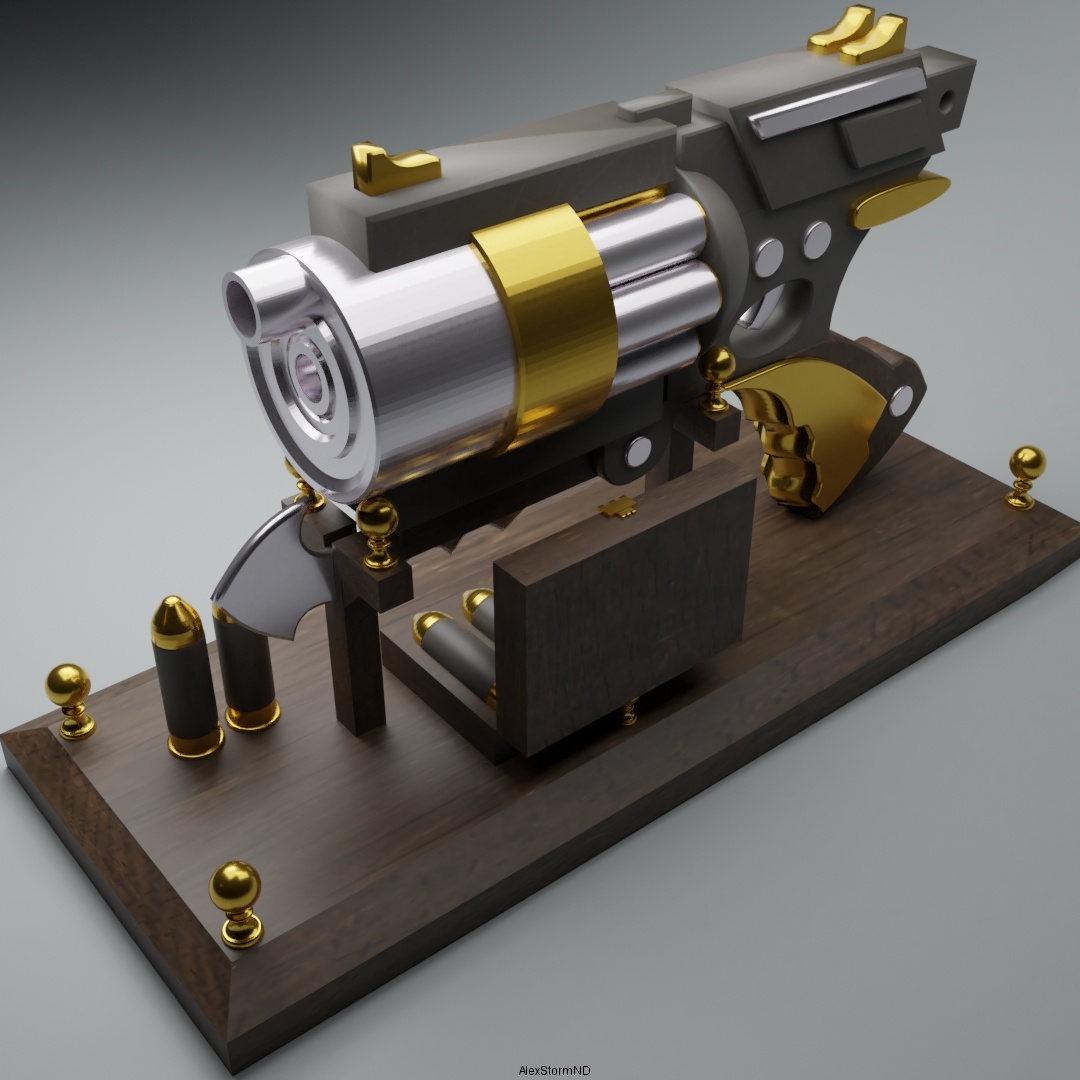STL file Pistol 🔫 ・Model to download and 3D print・Cults