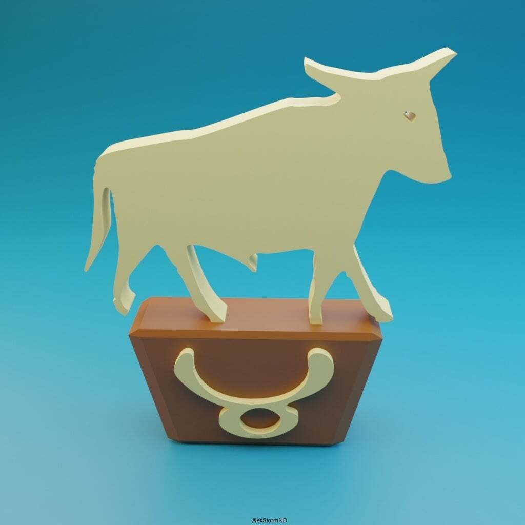 Free STL file Taurus ♉ ・3D printing template to download・Cults