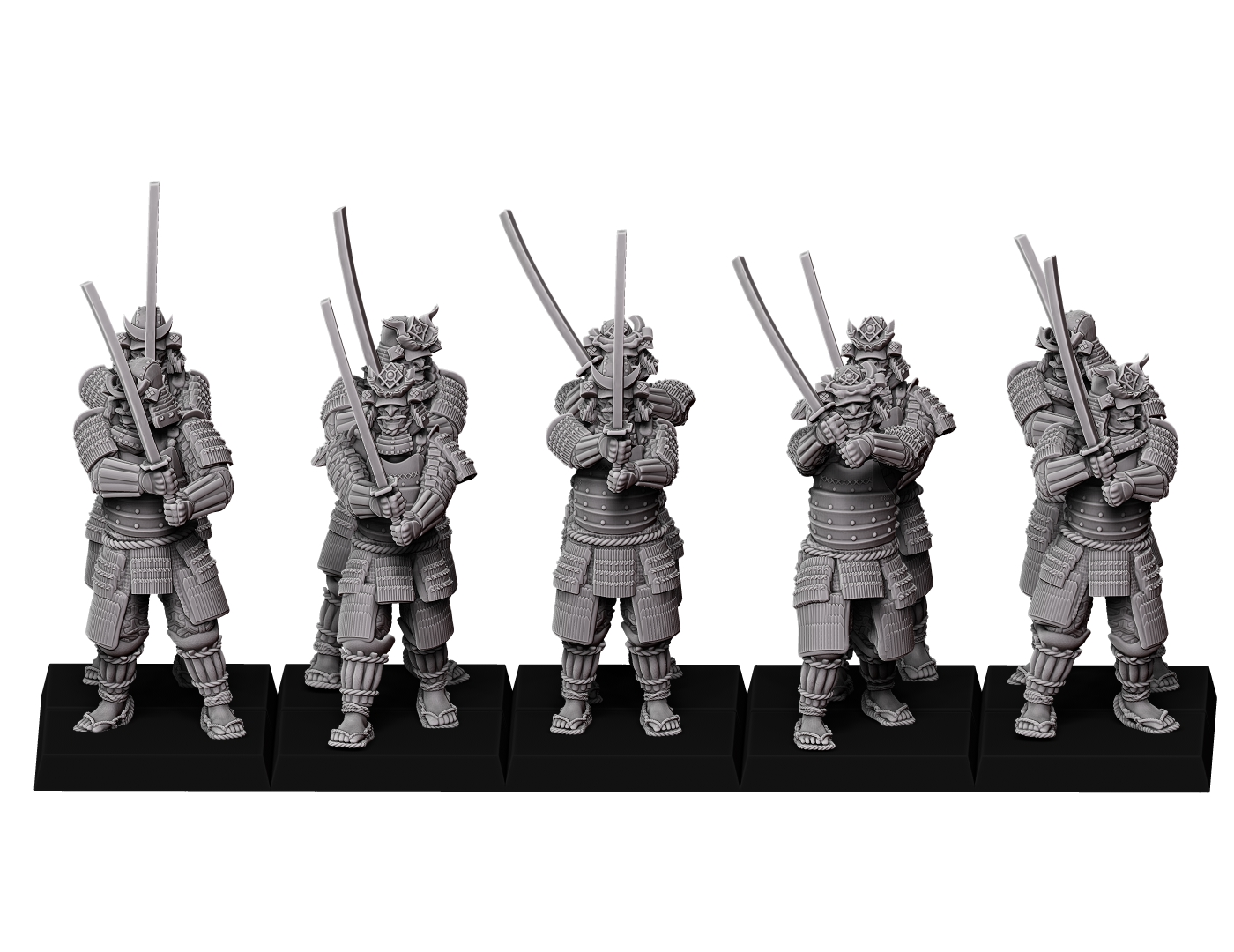 🗡️ Samurai with Katana・ STL File for 3D printing・Cults
