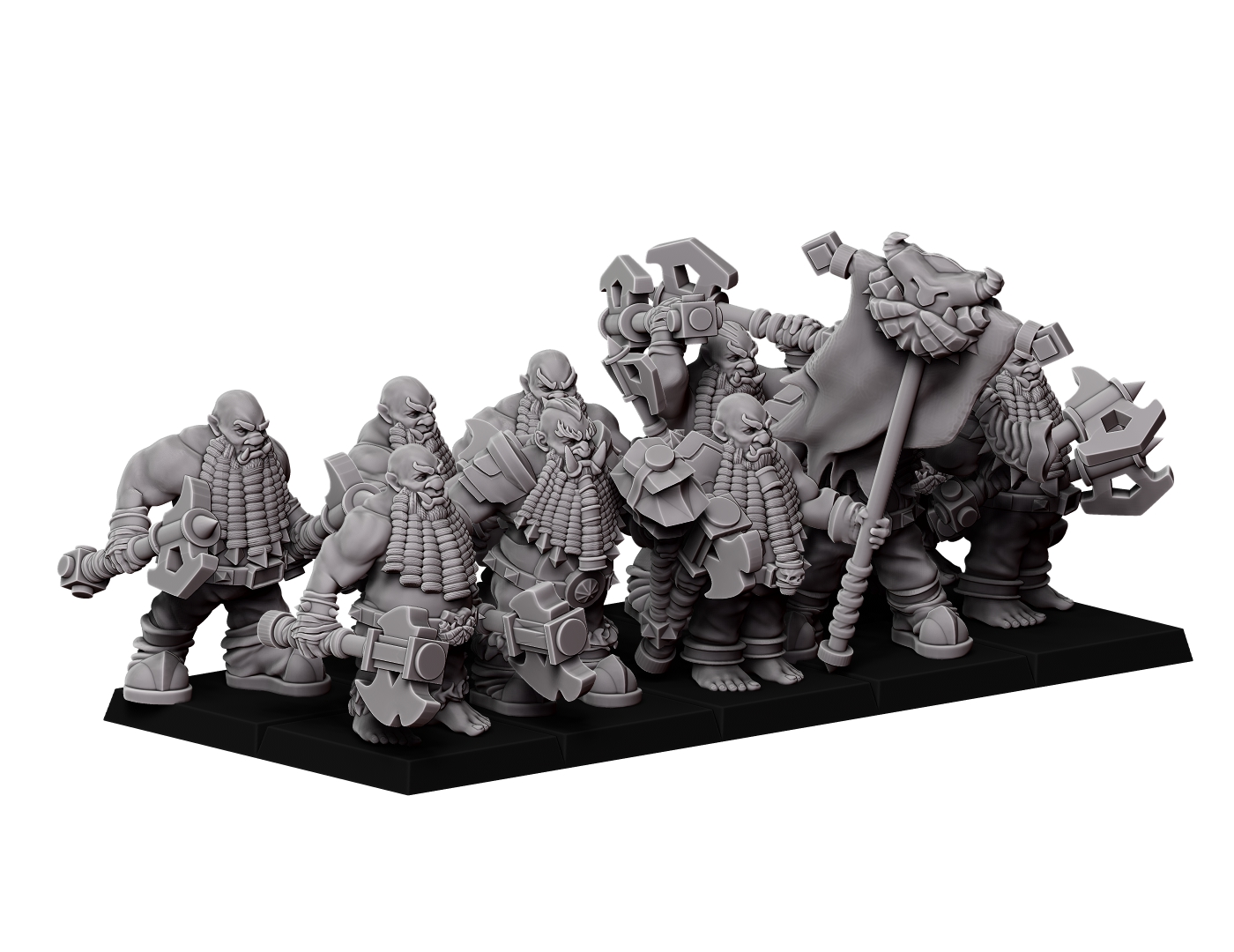 ⚔️ Chaos Dwarfs Warriors・ STL File for ・Cults