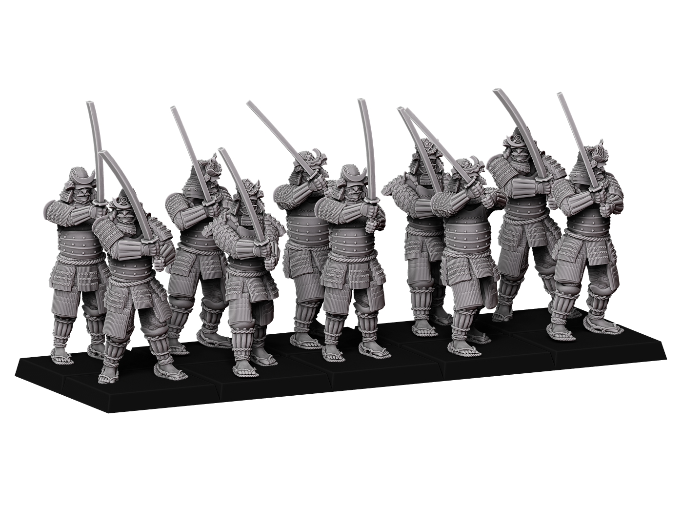 🗡️ Samurai with Katana・ STL File for 3D printing・Cults