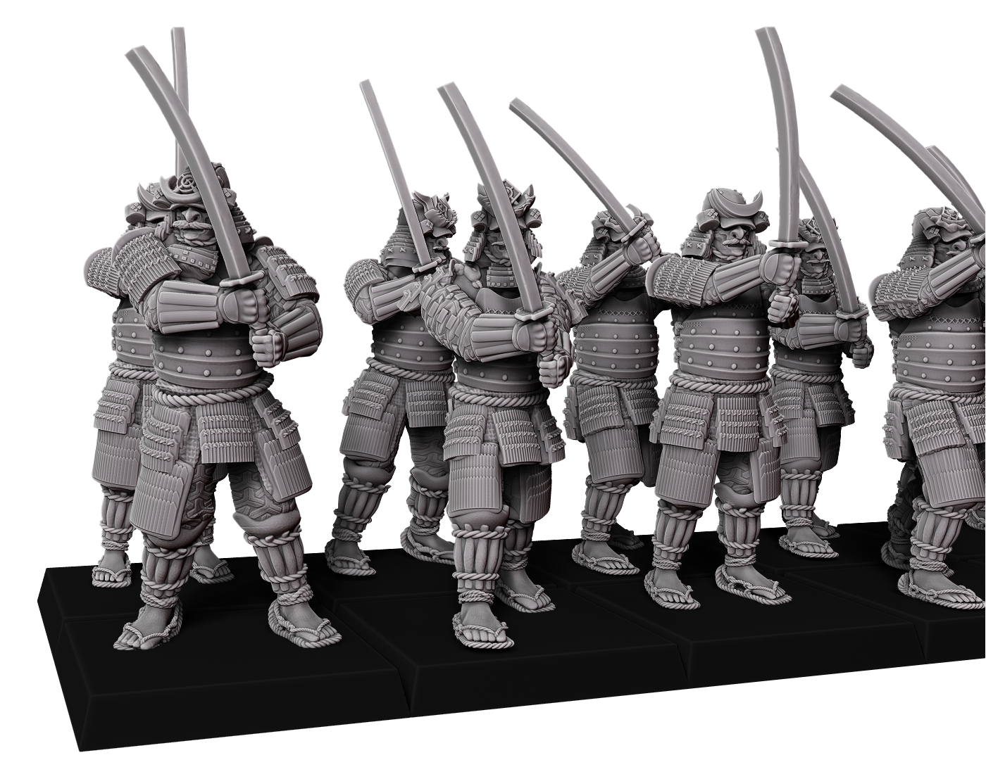 🗡️ Samurai with Katana・ STL File for 3D printing・Cults