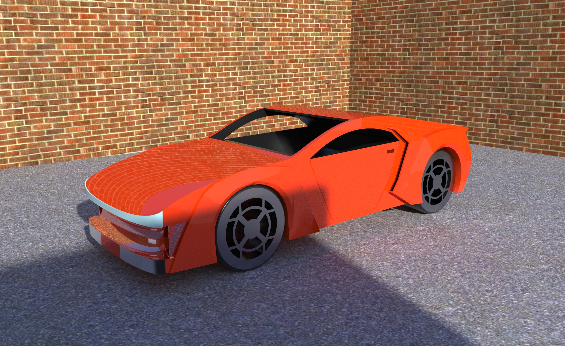 Free OBJ file sports car 🚗 ・3D printable model to download・Cults