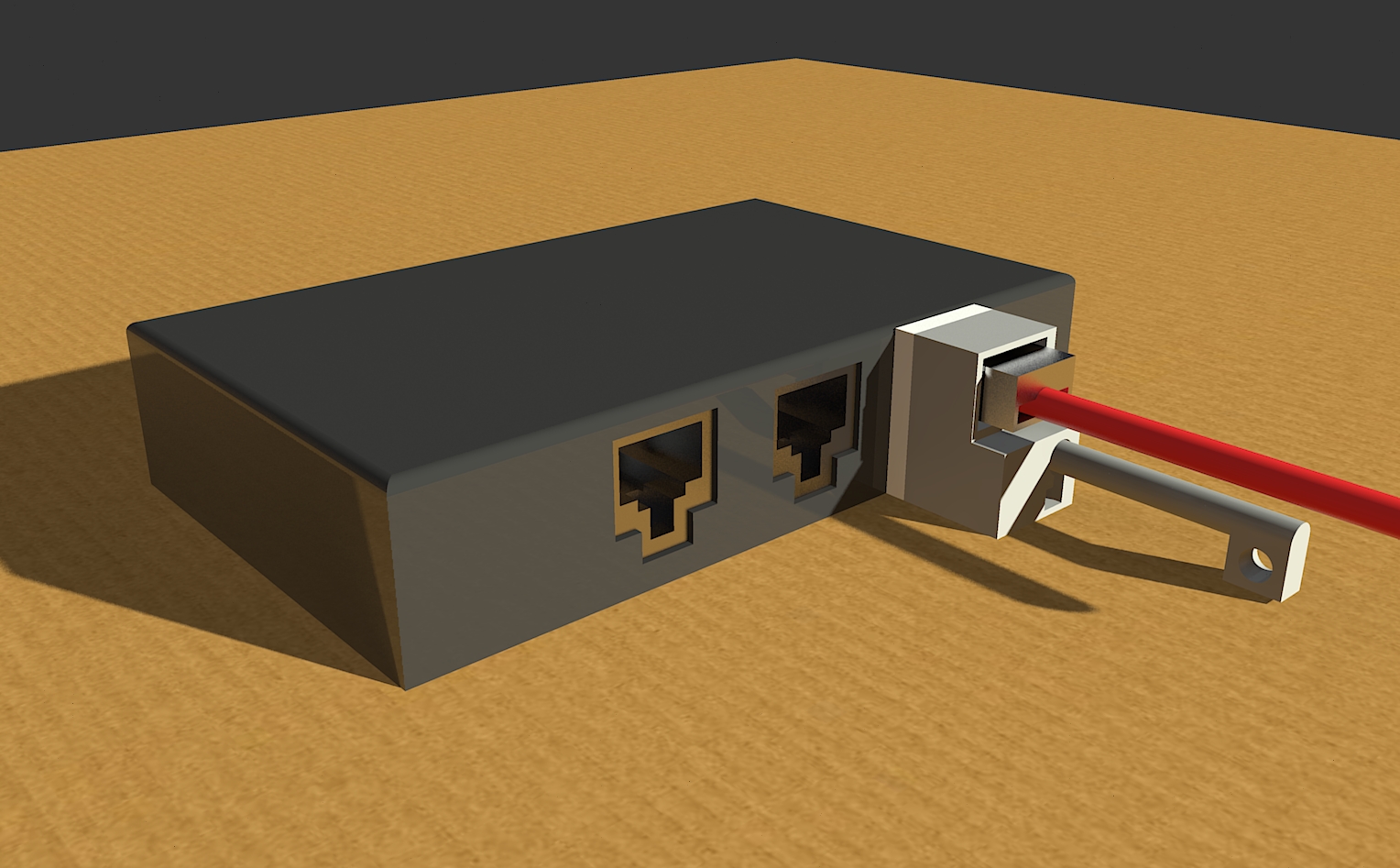 3D file Padlock RJ45 plug 🔌 ・3D print object to download・Cults