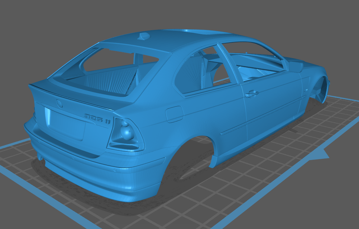 🎨 BMW E46 Compact・Free STL File for ・Cults