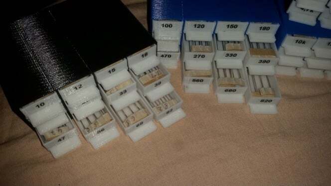 3d Printable Resistor Storage Resistor Sorter ・cults