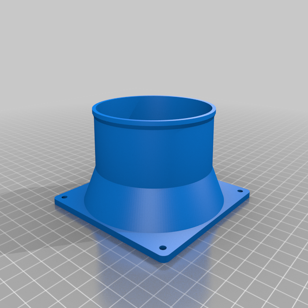 🔧 Duct adapter 80mm・Free STL File for ・Cults