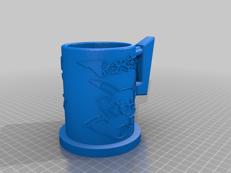 ☕ Pokémon Mug・Free 3D File for ・Cults