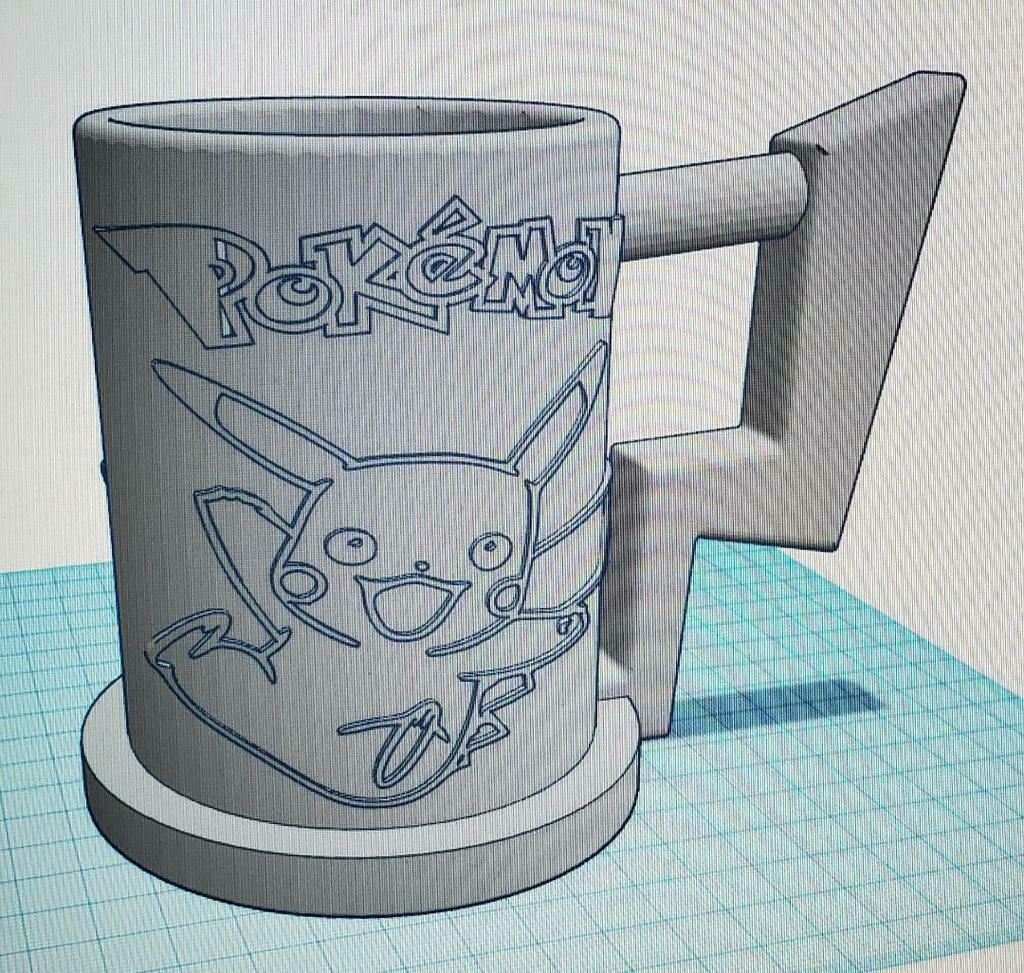 ☕ Pokémon Mug・Free 3D File for ・Cults