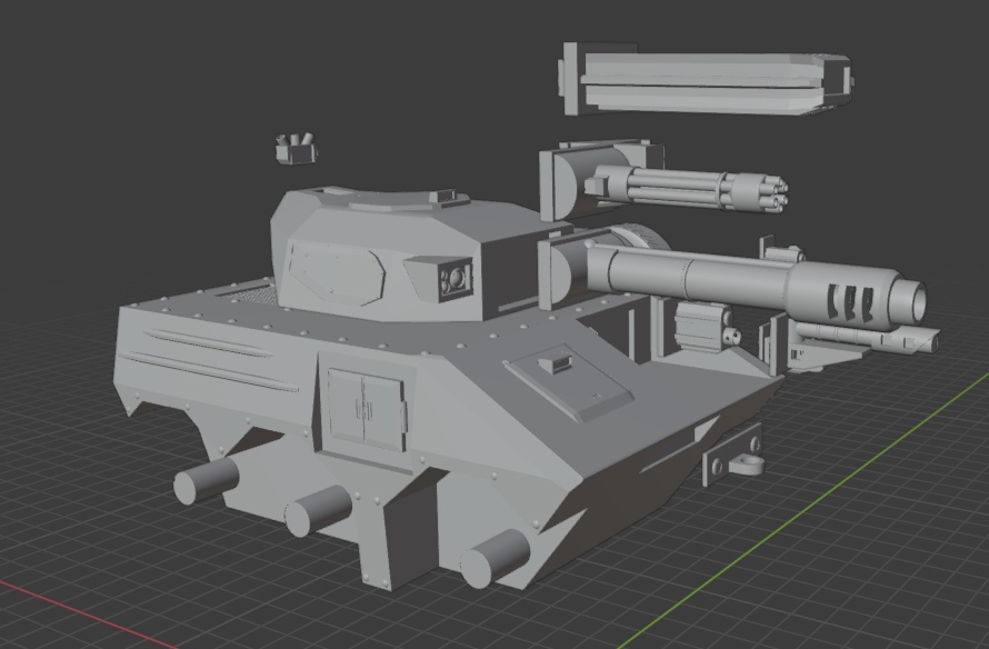 Free STL file Leman russ on wheels 🪖 ・3D printable design to download・Cults