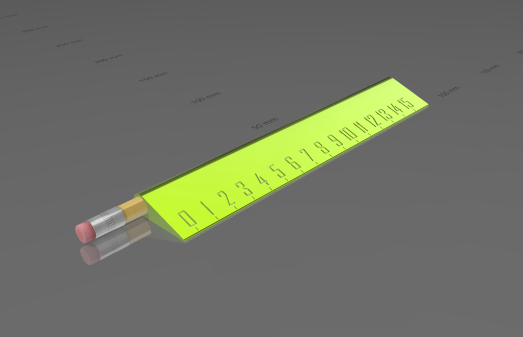 Free STL file Minimalistic ruler with pencil pocket 📏 ・3D printing ...