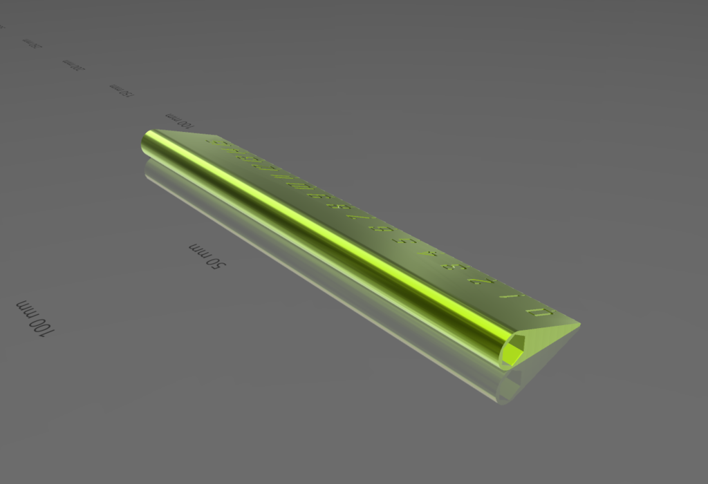 Free STL file Minimalistic ruler with pencil pocket 📏 ・3D printing ...