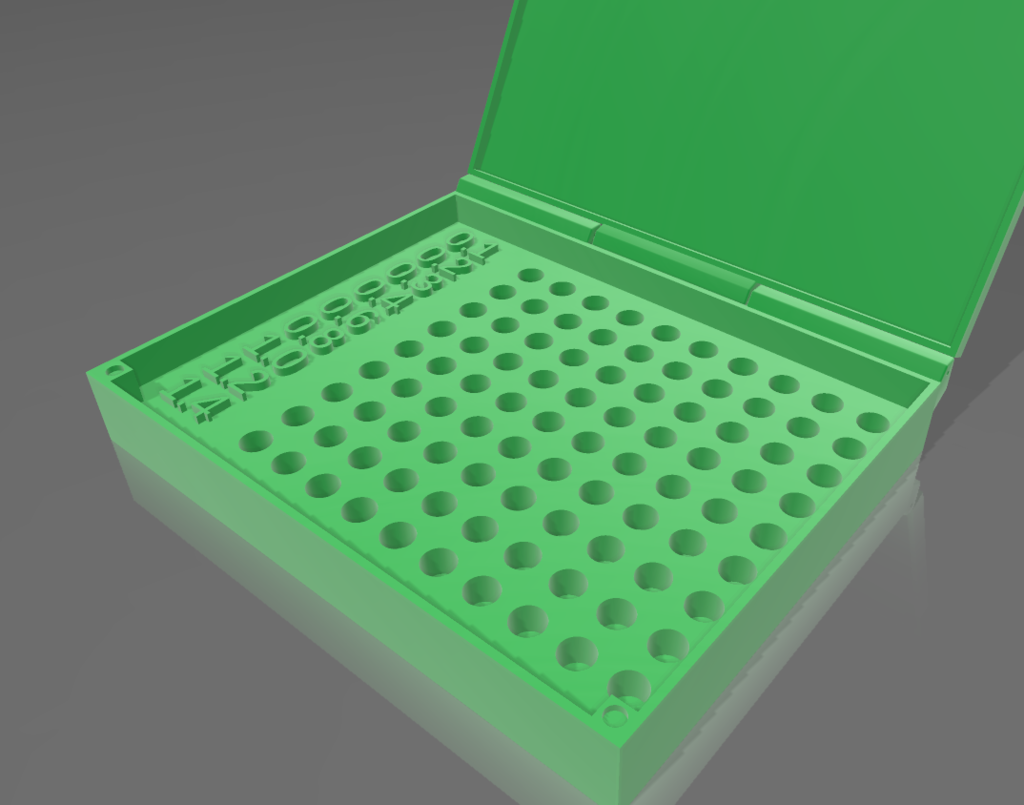 🔧 Parametric Nozzle case with lid・Free SCAD File for ・Cults