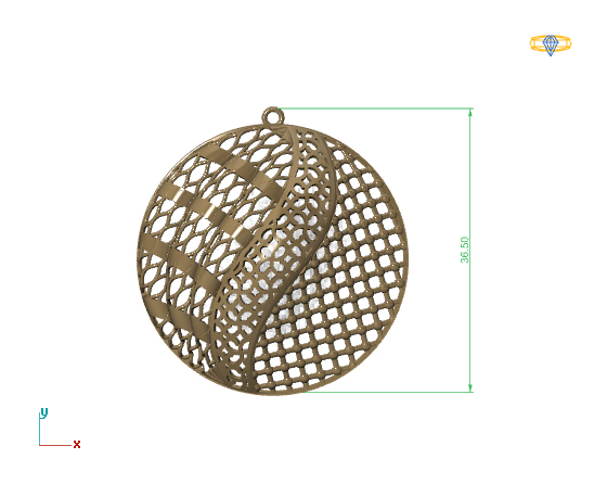 3D file Large Pendants 3DM File 3D print model 📁 ・3D printer design to ...